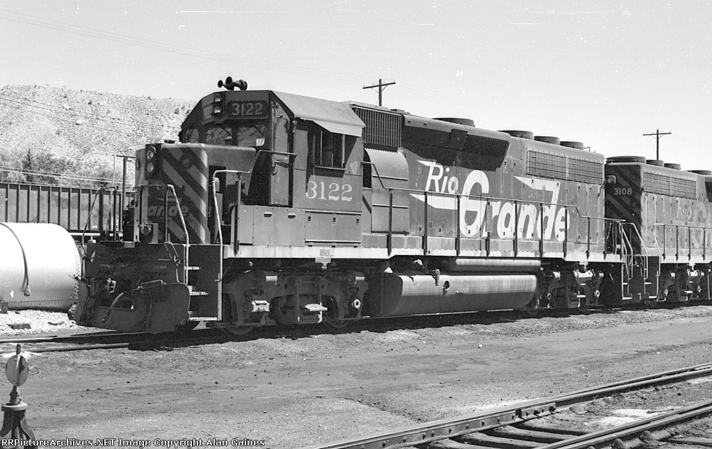 D&RGW GP40-2 3122
